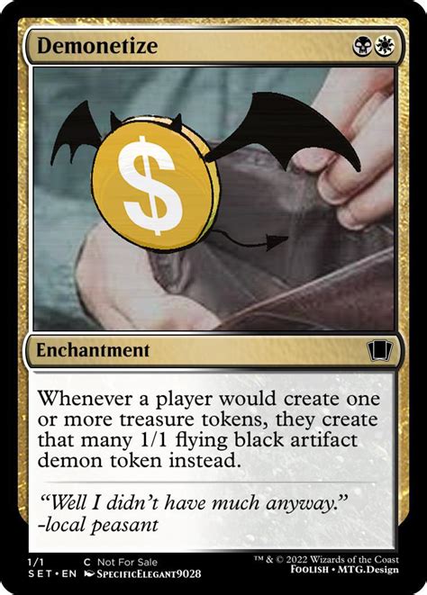 Demon And Money So Demonetize Haha Get It I Mean The Money Is Turning