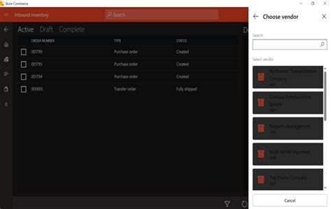Purchase Order Request From Dynamics 365 Commerce POS Argano