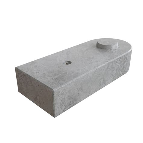 600mm Concrete Interlocking Radius Blocks