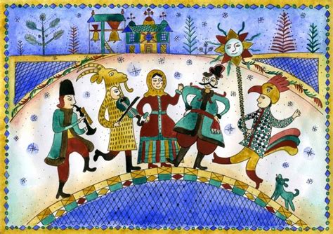 ПРИШЛА КОЛЯДА ОТВОРЯЙ ВОРОТА ЧАСТЬ 6 КОЛЯДКИ В ТВОРЧЕСТВЕ СОВРЕМЕННЫХ ХУДОЖНИКОВ УКРАИНЫ