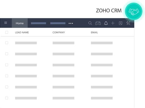 email integrated with crm software zoho mail