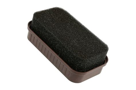Губка для полировки обуви из гладкой кожи Sitil Shine Sponge темно ...