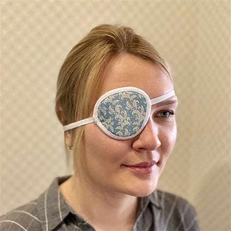Handmade Cotton Eye Patch Adjustable Medical Eye Cover Etsy