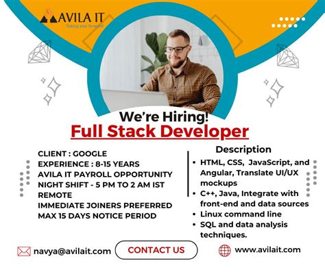 avila it on linkedin hiring fullstackdeveloper dreamjob