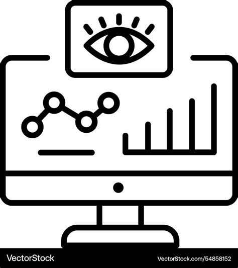 Data Monitoring Royalty Free Vector Image Vectorstock