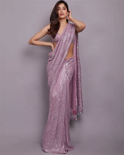 Janhvi Kapoor Beautiful Stills In Saree Artofit