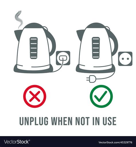 Unplug When Not In Use