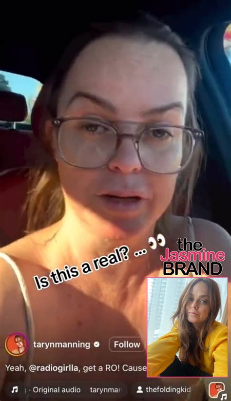 Update Orange Is The New Black Actress Taryn Manning Issues Apology For Revealing Affair W