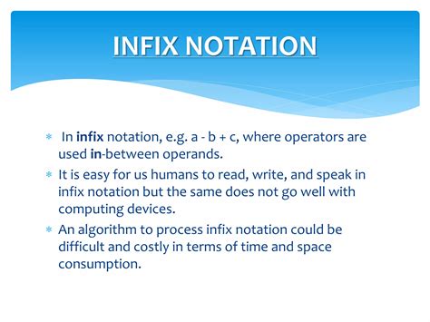 Polish Notation In Data Structure Pptx