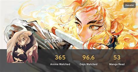 Pascal S Profile AniList