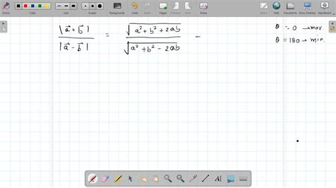 The Ratio Of Maximum And Minimum Magnitudes Of The Resultant Of Two Vectors A⃗ And B⃗ Is 3 1