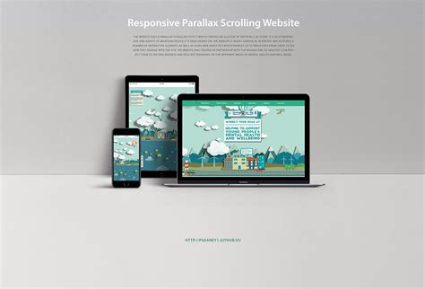Responsive Parallax Scrolling Website On Behance