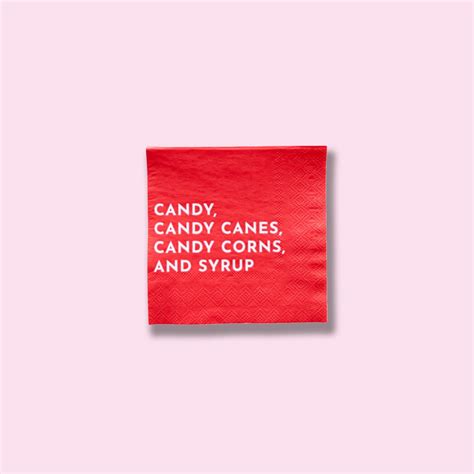 Elf Candy Red Napkins
