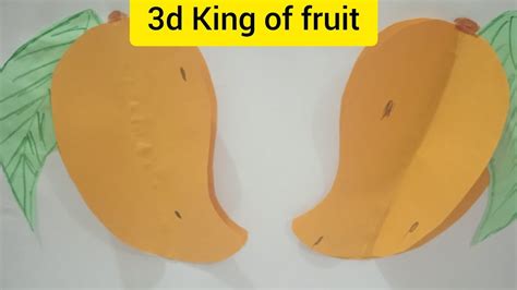 Mango Paper Craft Ideas At Kathryn Pauling Blog