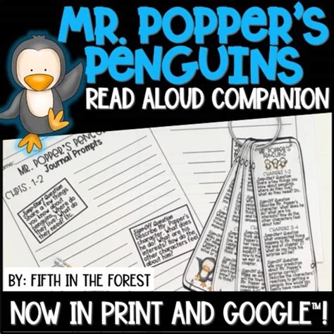 Mr Poppers Penguins Read Aloud Companion For Distance Learning