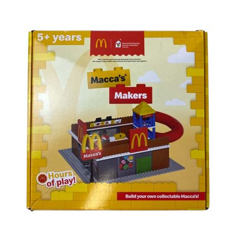 Mcdonalds 2023 Limited Release Maccas Makers 56pcs Bricks Building