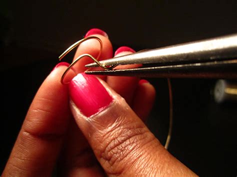 DIY Pearl Wire Ring Think Outside The Cloth