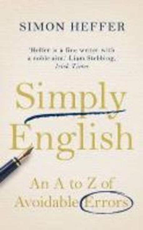 Simply English Simon Heffer 교보문고