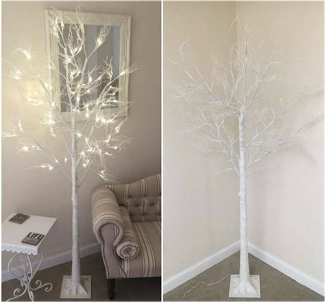 Outdoor Pre Lit Twig Tree At Amber Boniwell Blog