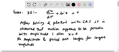 ⏩solved A Mathematical Model For The Position X T Of A Moving… Numerade