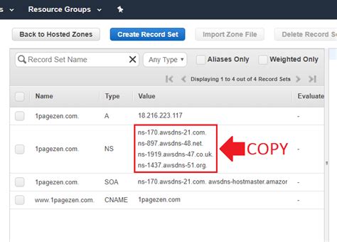 How To Transfer A Domain To Aws One Page Zen