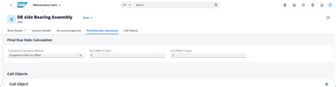 Compliance Calculation Method In Preventive Mainte Sap Community