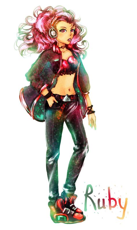 Vocaloid Ruby 2 Mixed Design By Kurokoengcp On Deviantart