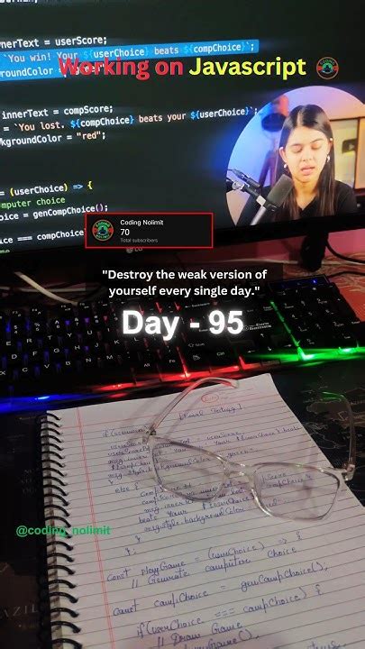 Day 95 Challenge 🎯 Javascript 👨‍💻 Codingnolimit Shorts