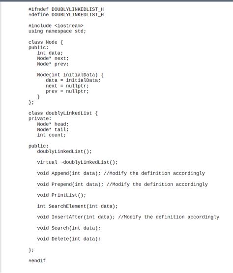 Solved The Code Inside Those Is For Singly Linked List And Chegg