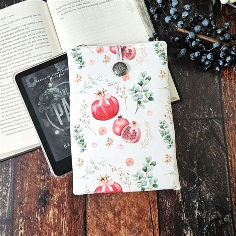 Romantic Pomegranate Kindle Sleeve Handmade Padded Case Original