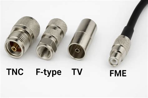 Coax Cable Connectors Tnc F Fme And Tv Types Explained
