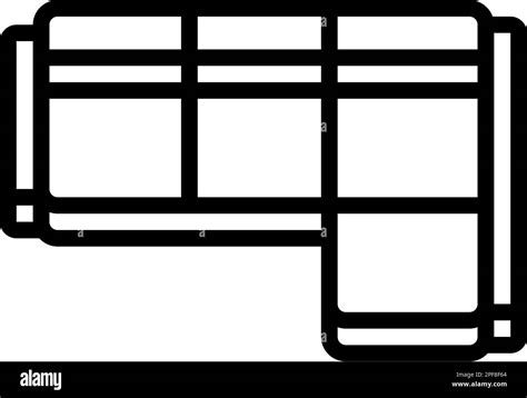 Sofa Top View Vector