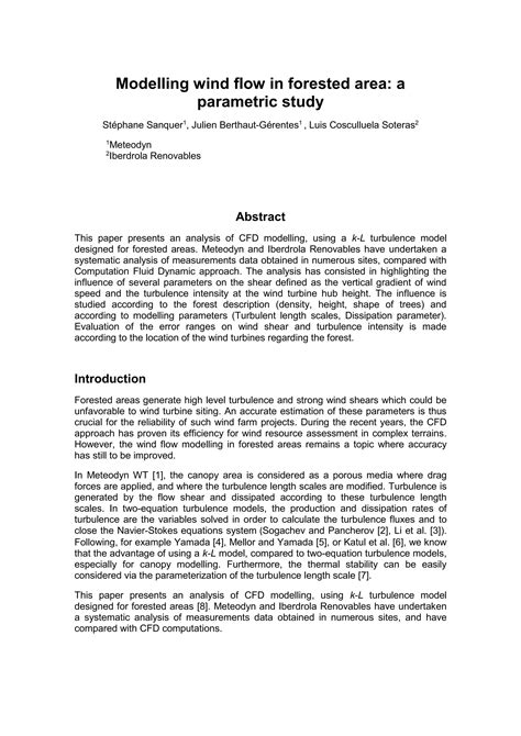 Mesoscale Modeling For Wind Resource Assessment Pdf Weather Science