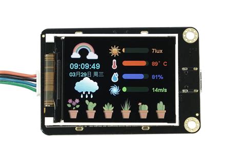 Gravity 20 Inch Ips Color Display Serial I2cuart Interface For