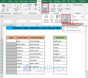 How to Make a Dynamic Data Validation List Using VBA in Excel