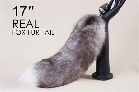 Real Fox Tail Butt Plug Bdsm Butt Plug Tail Plug Fox Tail Plug Ddlg Sex Toys Butt Plug Tail