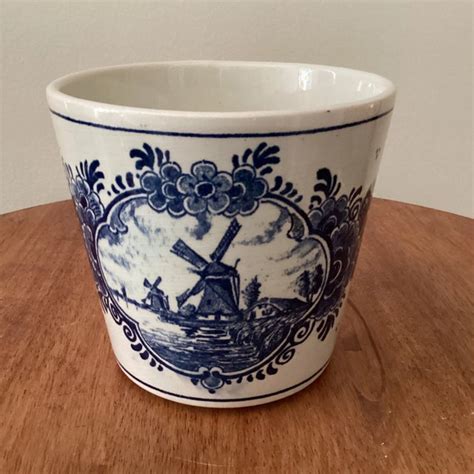 Vintage Windmill Collection Delft Blue Pottery Earthenware Porcelain