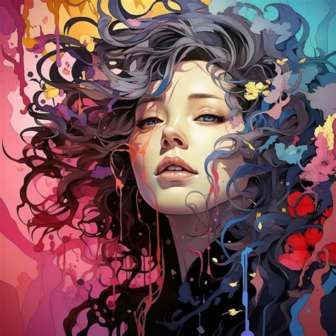 Premium Ai Image Beautiful Girl Vector