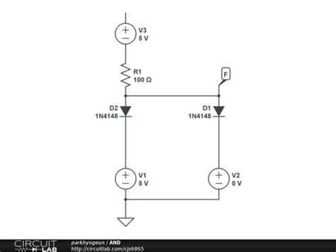 AND CircuitLab