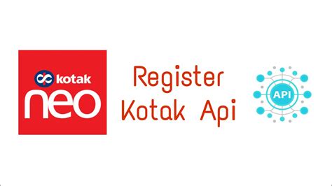 How To Register Kotak Neo Api Kotak Neo Api Kaise Register Kare Youtube
