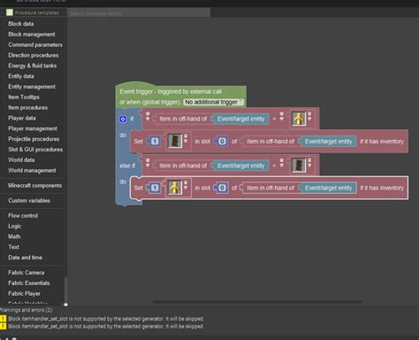 missing dependencies mcreator