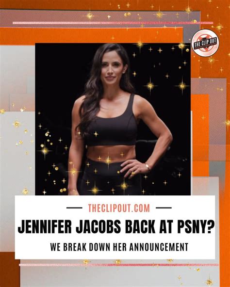 Is Jennifer Jacobs Returning To Peloton The Clip Out