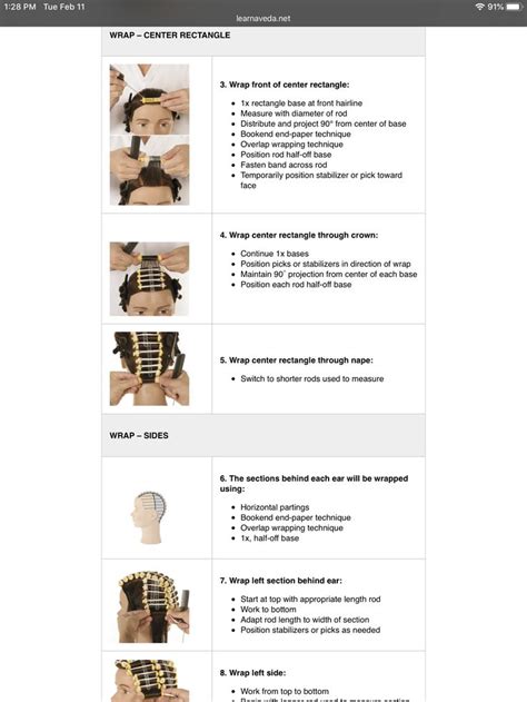 Rectangle Perm Hair Techniques Hair Rollers Tutorial Hairstyles For