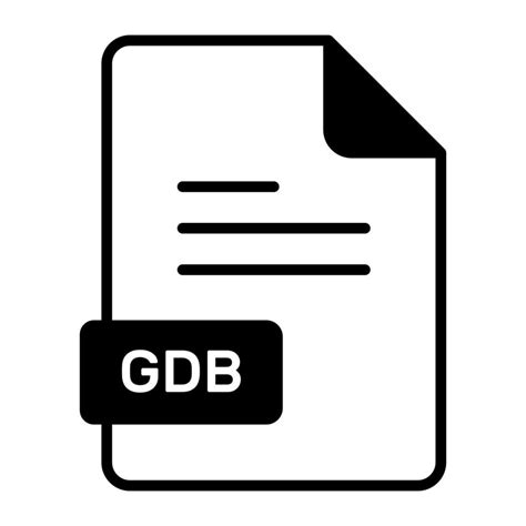 An Amazing Vector Icon Of GDB File Editable Design Vector Art At Vecteezy