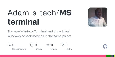 Github Adam S Techms Terminal The New Windows Terminal And The