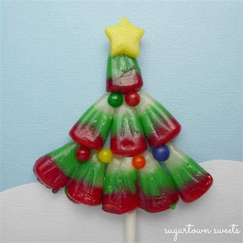 Sugartown Sweets Candy Corn Christmas Tree Pops