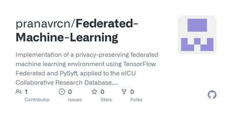 Github Pranavrcn Federated Machine Learning Implementation Of A