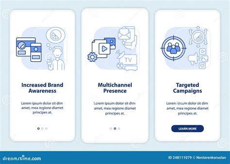 Digital Transformation Pros Light Blue Onboarding Mobile App Screen