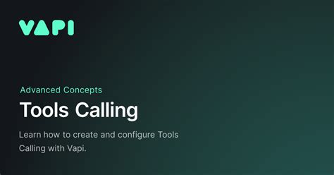 tools calling vapi