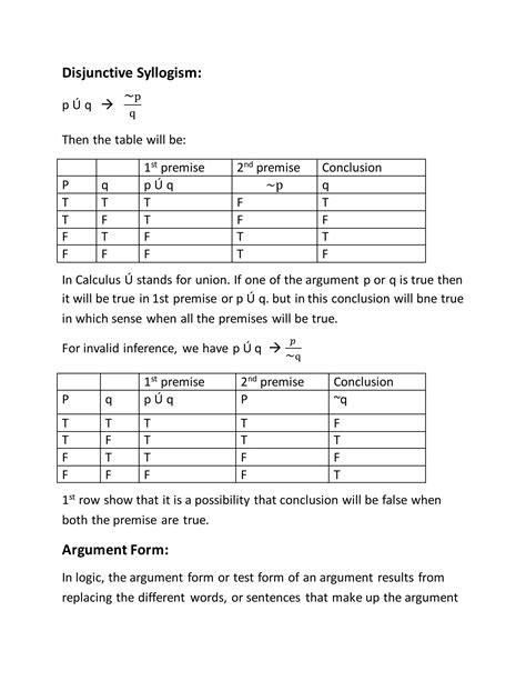 Argument Forms Pdf